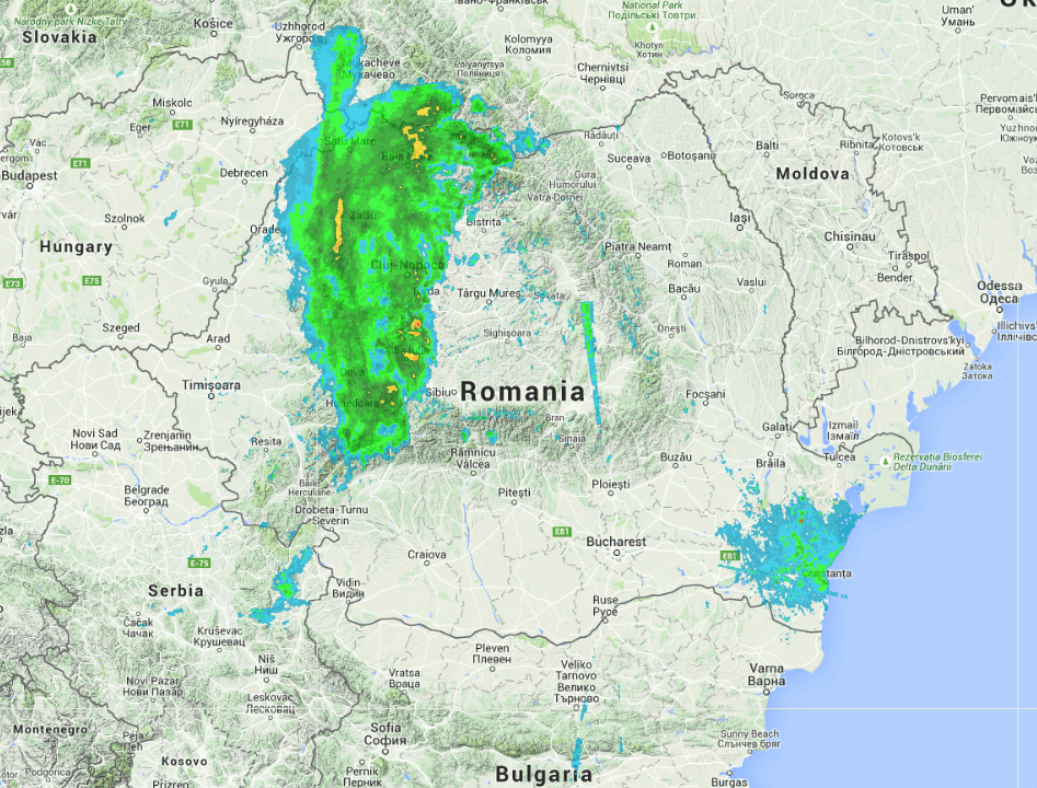 Atentie maxima! 2 fenomene meteo periculoase, azi la Satu Mare » Locale